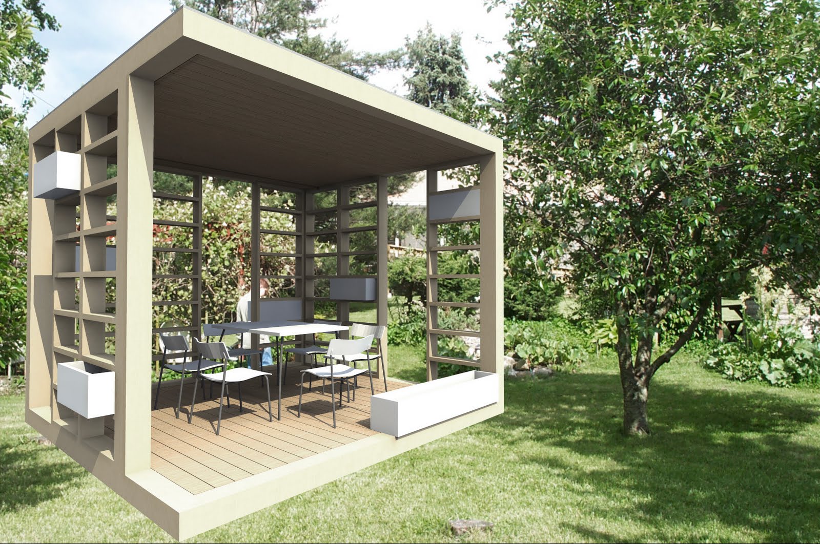 Prefab Houses and beyond...: Pavilion de gradina