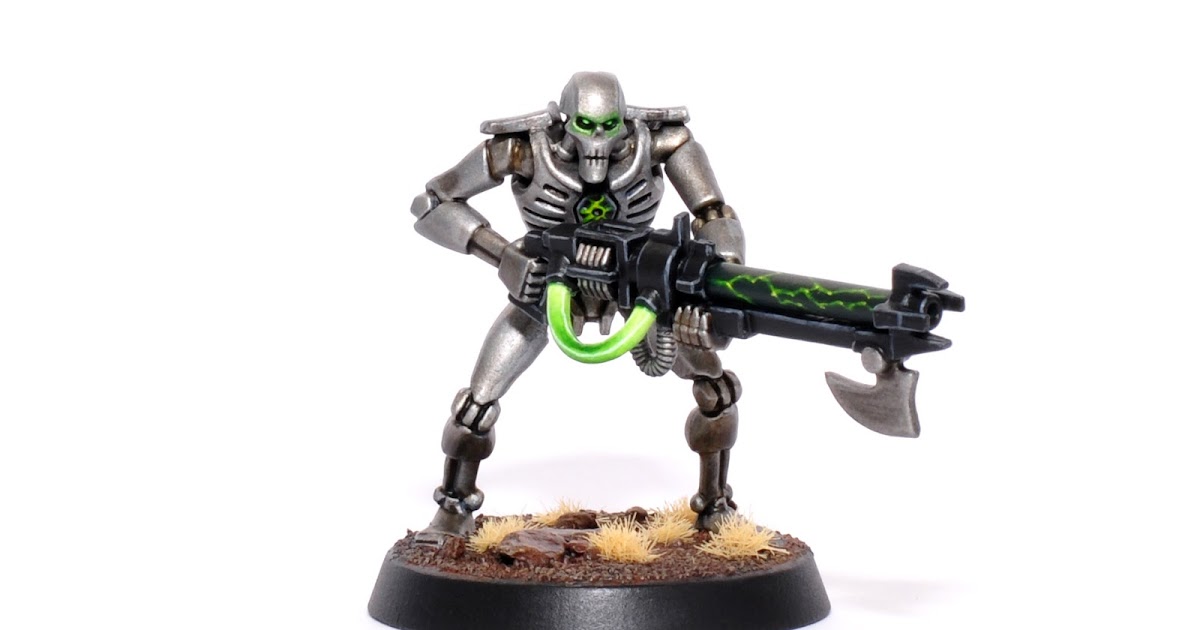 Showcase: Sautekh Dynasty Necron Warrior by FruitBear - Tale of Painters