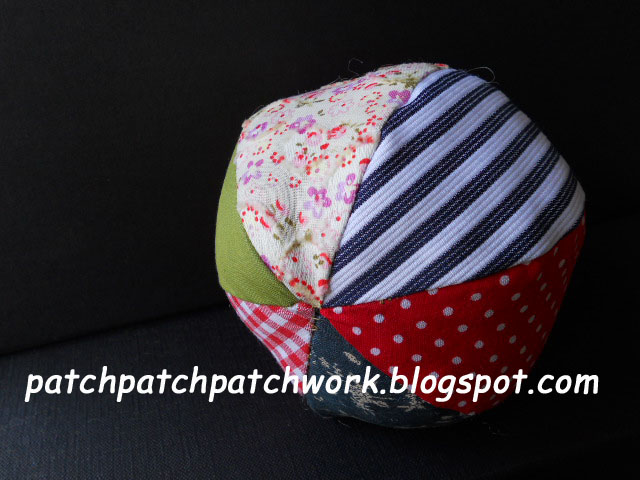 PATCH, PATCH, PATCHWORK: Como hacer una pelota de tela