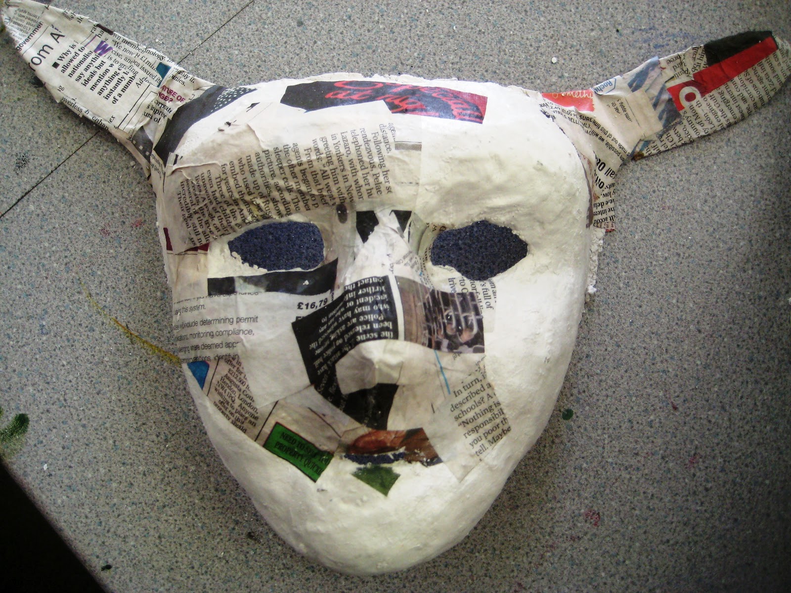 Student Artwork: Year 7 Mask Project