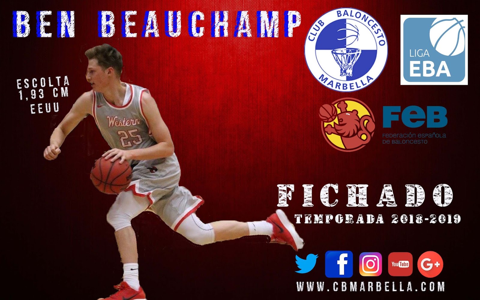 VIVE EL BASKET CON EDUARDO BURGOS: El americano Ben Beauchamp ...