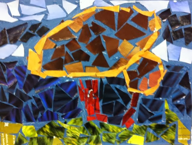 Room 101 Art: Magazine mosaics, ages 9-12