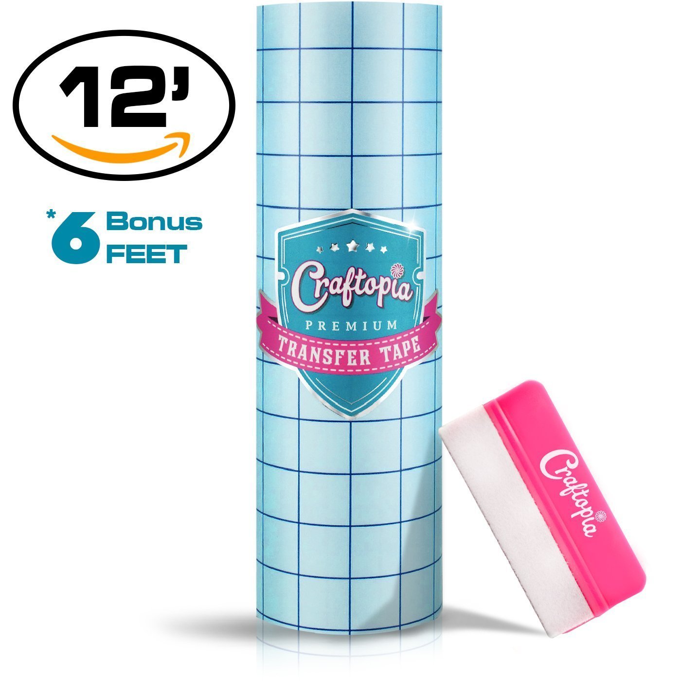 REVIEW Vinyl Transfer Paper Tape Roll 12 X 12 FT CLEAR W Blue review-vinyl-transfer-paper-tape-roll-12-x-12-ft-clear-w-blue