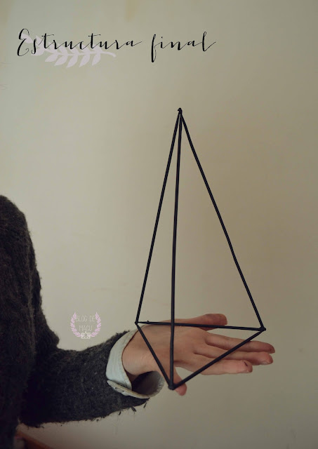 Blog de Magu ♚: ♔ DIY - Estructuras geometricas para decorar / fridiy