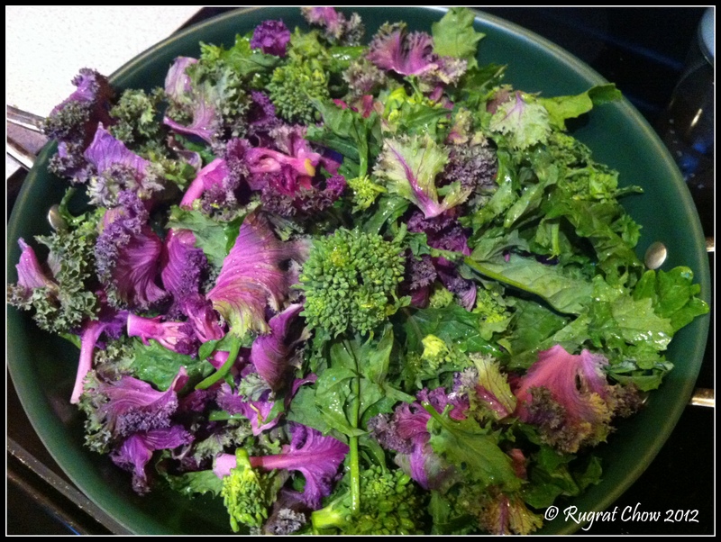 A Whole Food Life ... : Wilted Broccoli Rabé w Kale