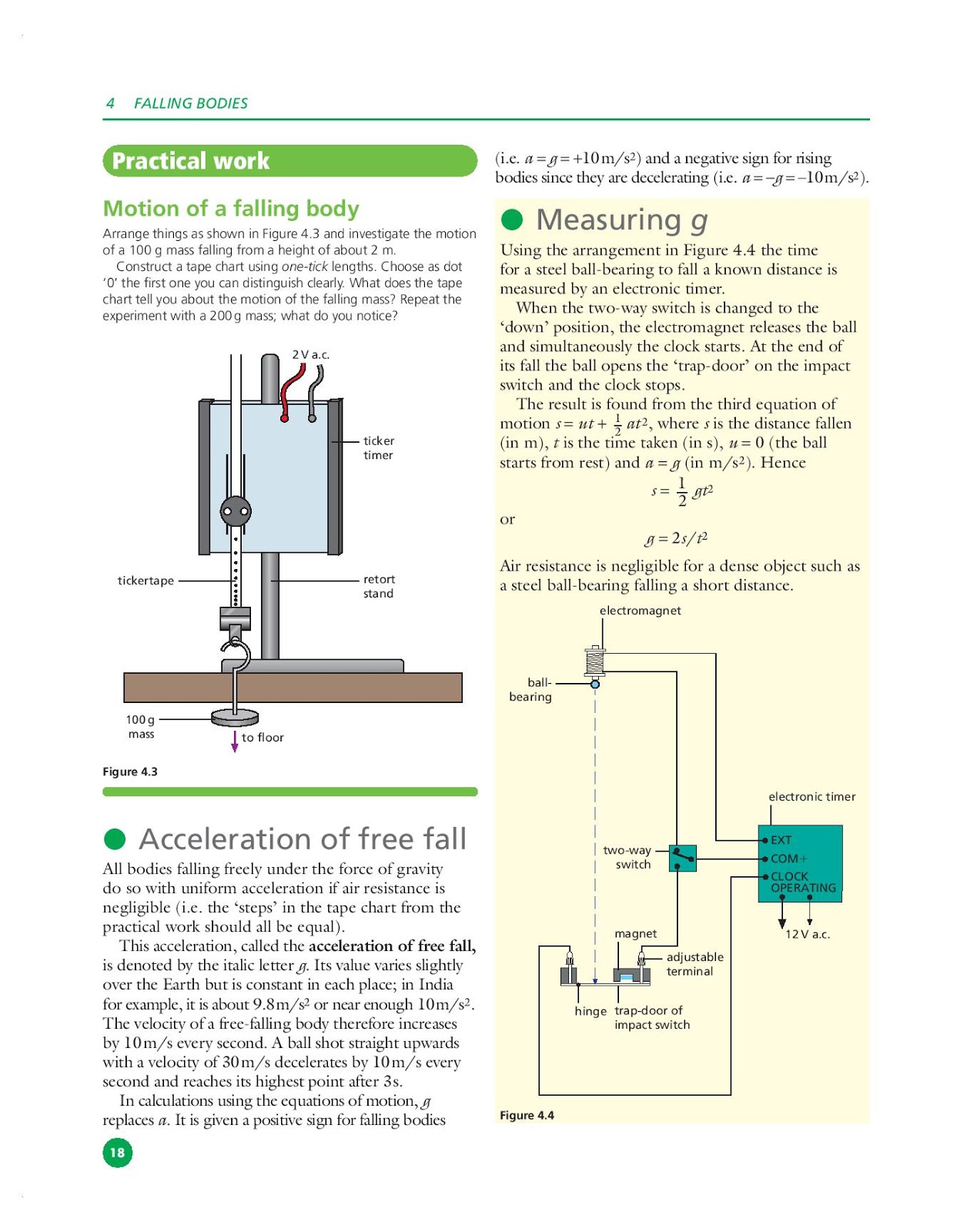 Falling bodies - AL Physics in English medium