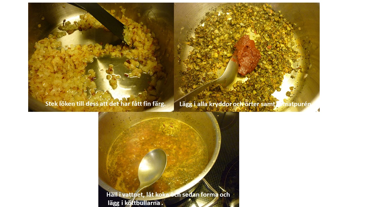 ABC i Persisk mat : Kofteh - (Persiska köttbullar) - (Persian meatballs)