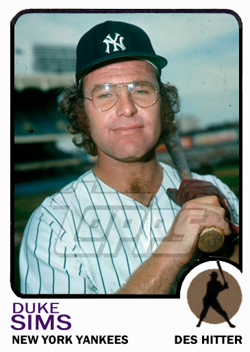 1973 Topps Baseball Card Update Series: 1973 New York Yankees - 80-82 ...