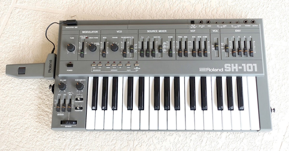 MATRIXSYNTH: Roland SH-101 Gray SN 231618