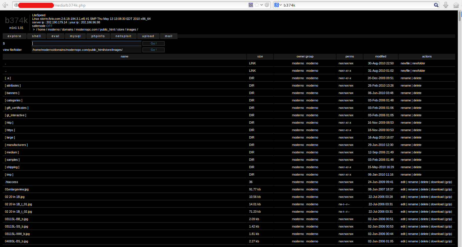 Detecting web shells uploaded to compromised servers with Google ...