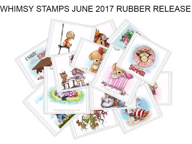 Scrappin'n'Happy: Whimsy Stamps June Rubber & Clear Stamp Release - AND ...