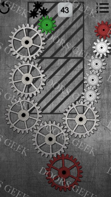 Gears Logic Puzzles Level 43 Solution ~ Doors Geek