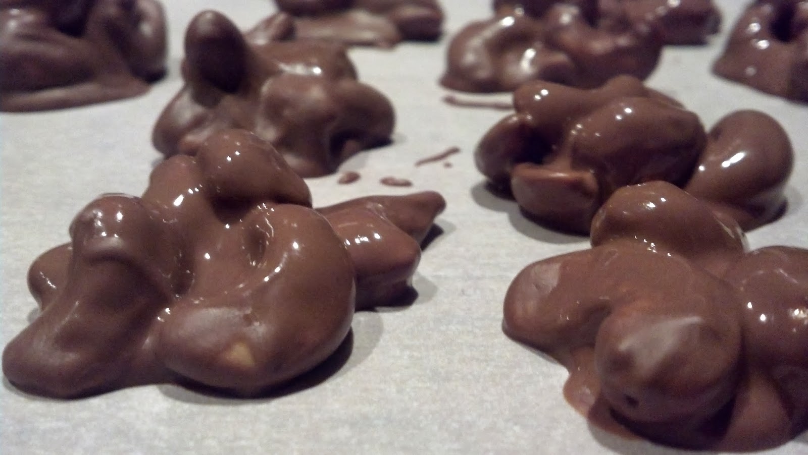salted sugared spiced™: Chocolate Covered Cashew Clusters