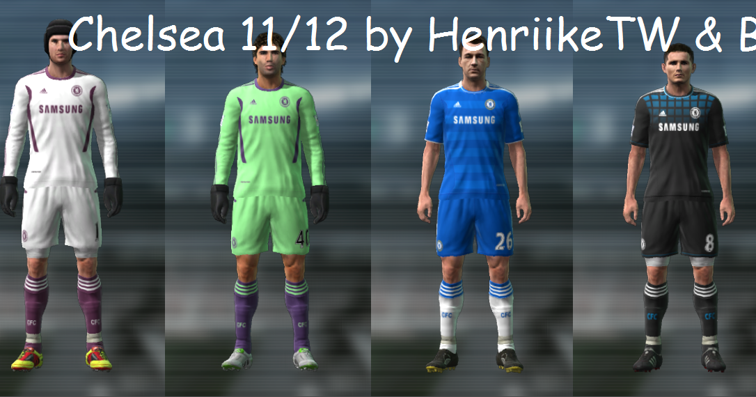 CHELSEA FC KIT SET 11-12 BY HENRIIKETW | PROEdit Sul - Generalizando a ...