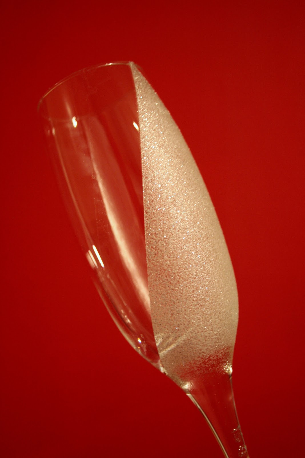 Glitter "Frosted" Glasses