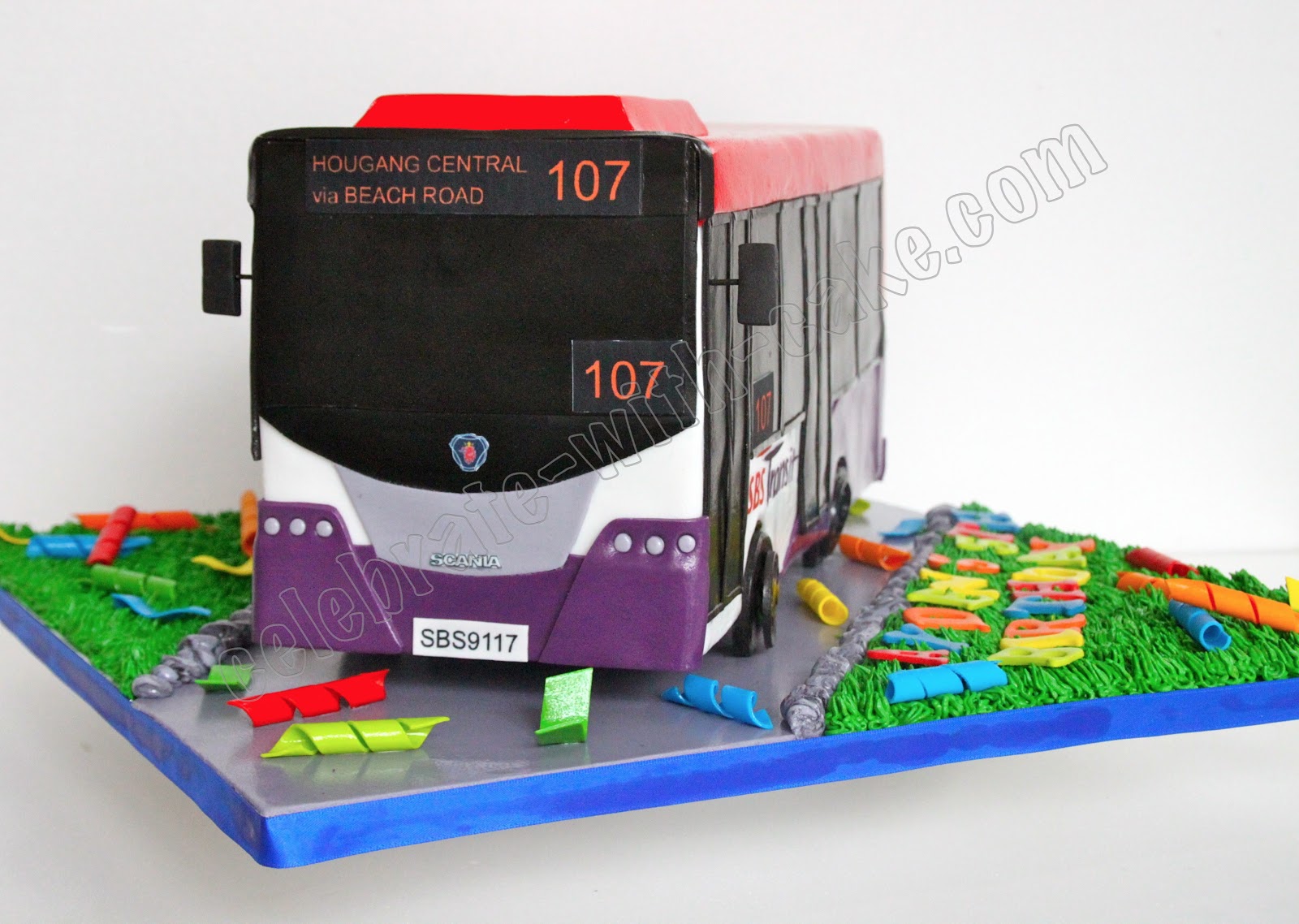 SBS Bus Cake