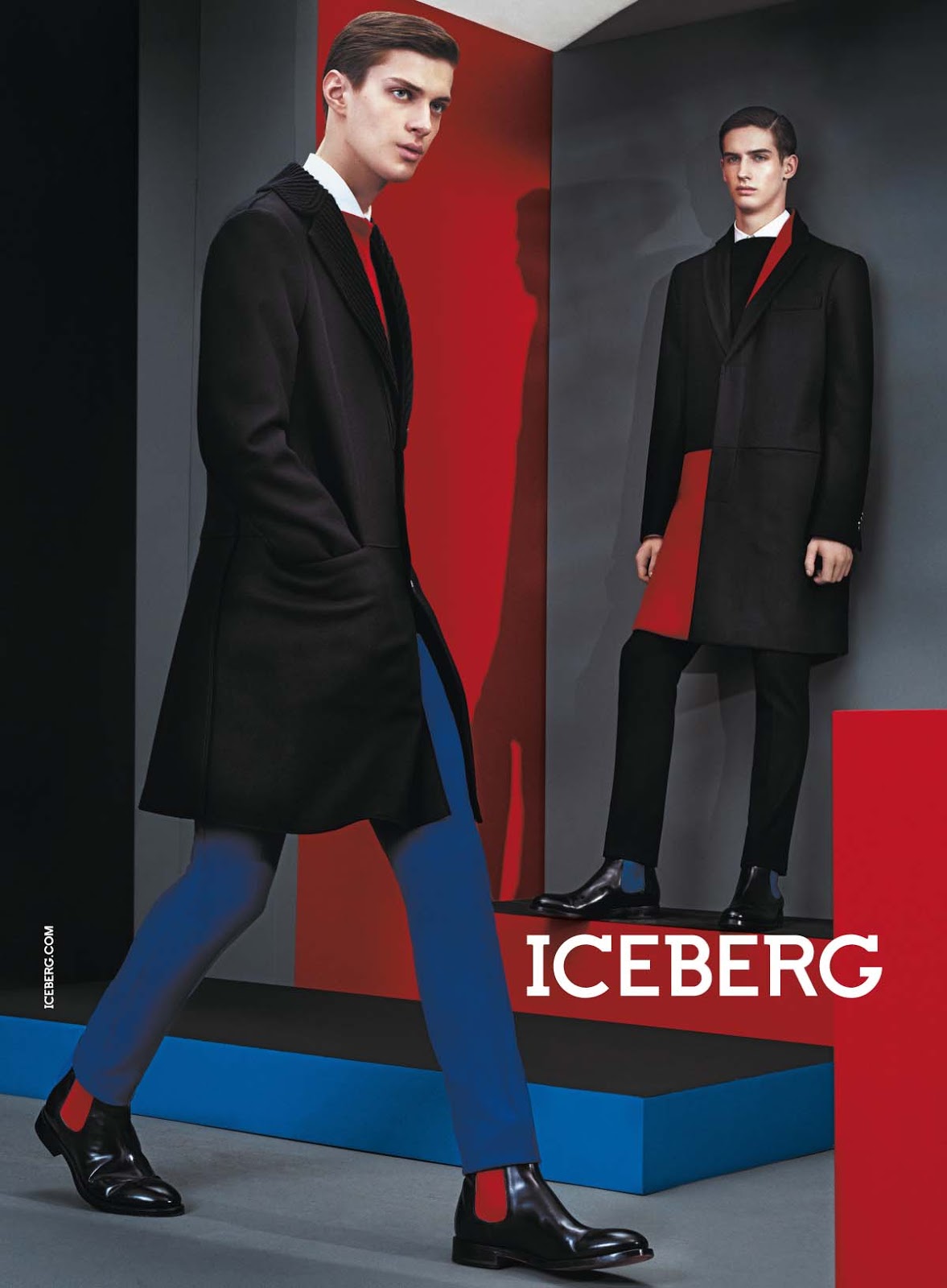 Ad Campaign: Iceberg F/W 13.14: Marine Deleeuw, Josephine Le Tutour ...