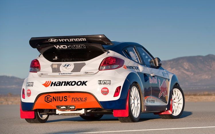 wallpaper zh: Hyundai Veloster Rally Car