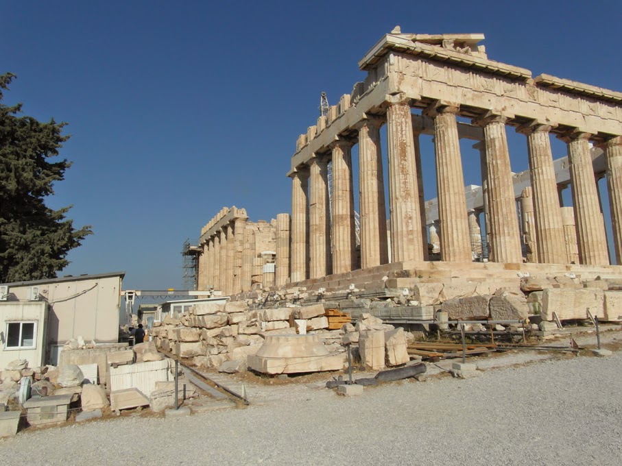 CASCOTES: 225. PARTENON, PROPILEOS Y ACROPOLIS TODA. ATENAS, GRECIA.
