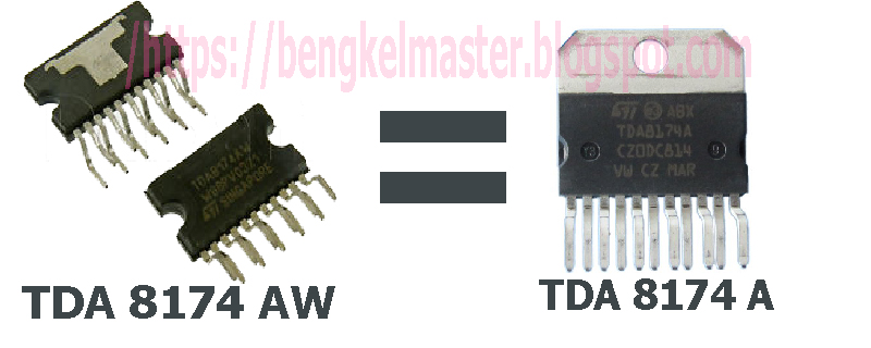 Bengkel master: Persamaan tda8174aw tda8174a