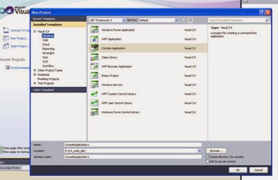 Write your first "Hello World" Program in Visual C#