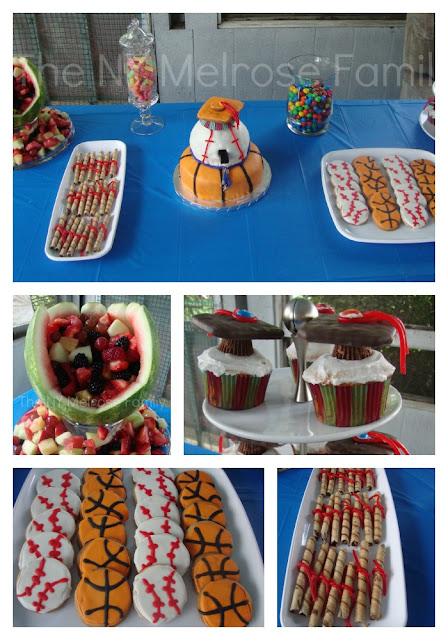 Sports Graduation Party - The Melrose Family