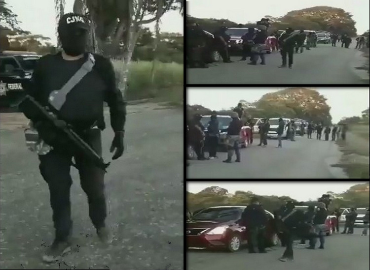 VIDEO, APARECE POLICÍA FEDERAL DANDO "SEGURIDAD" AL CONVOY ARMADO DEL ...