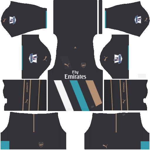 Kits Dream League Soccer: Kit Arsenal Dls 16