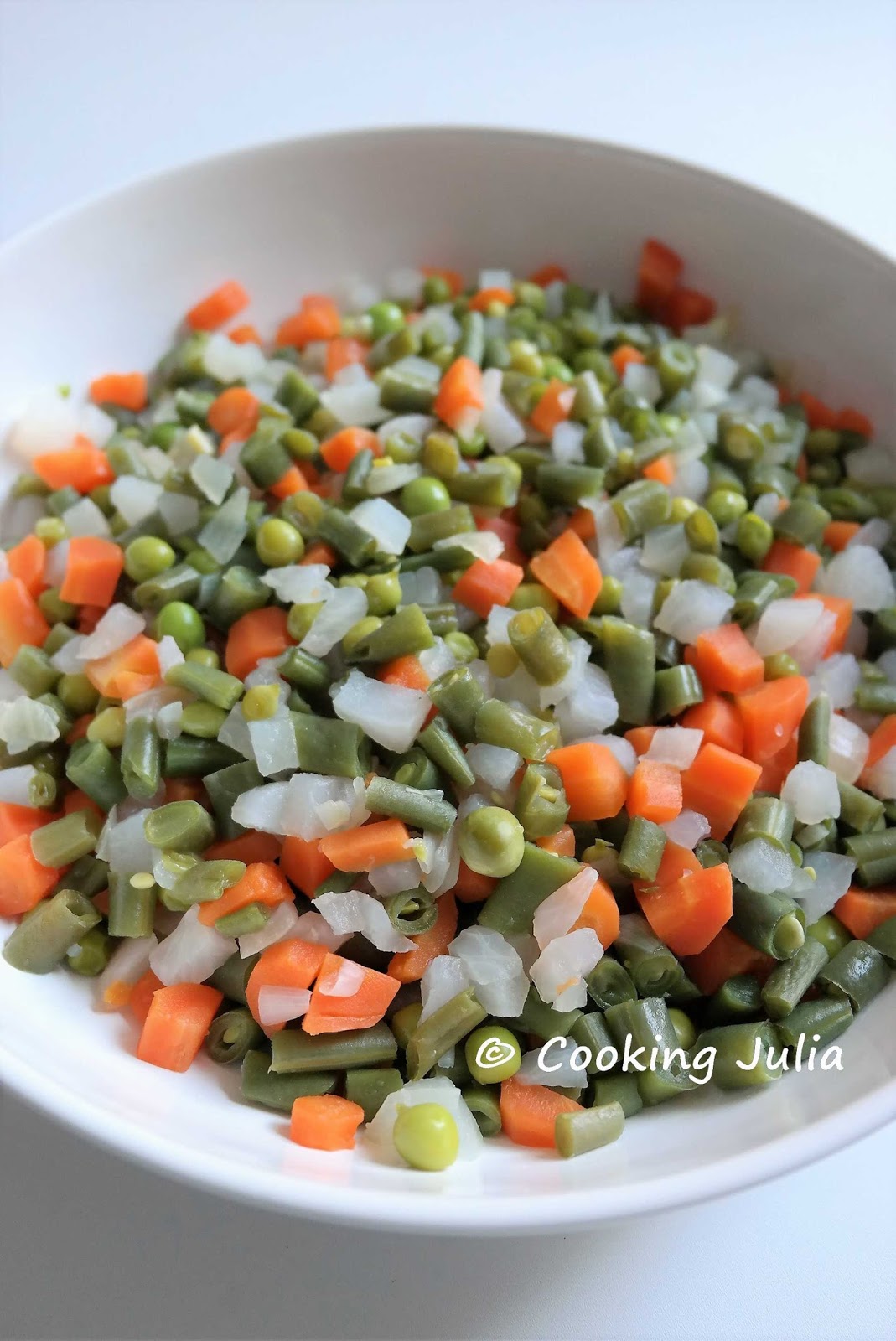 COOKING JULIA : MACÉDOINE DE LÉGUMES