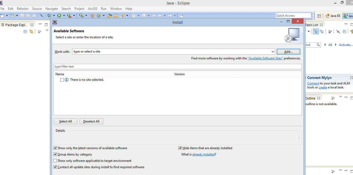 GIS Developer Help: Configure Eclipse for Arcobjects SDK for Java