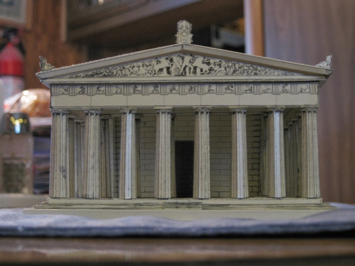 Jim's Junk!: Paper Landmarks Parthenon card stock model kit; Not for ...