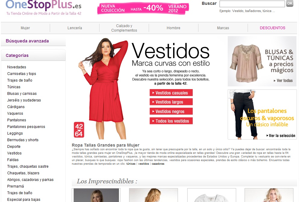Tengas la talla que tengas: OneStopPLus