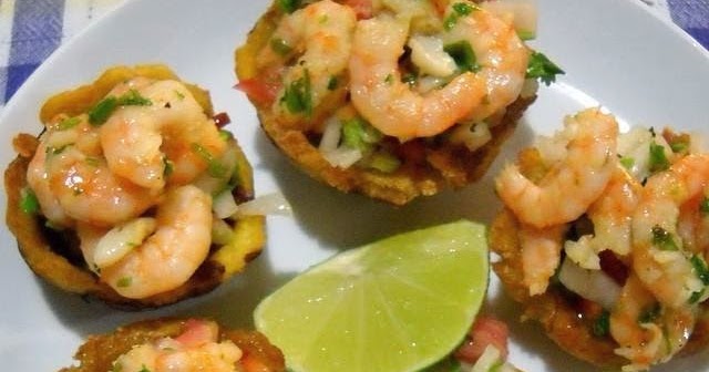 TOSTONES RELLENOS DE CAMARÓN - SABROSA RECETA Y SENCILLA | Recetas ...