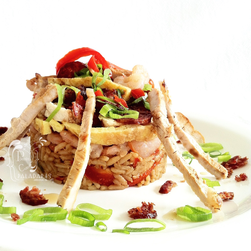 Poesía Culinaria . Sabores de Nati: Arroz chaufa peruano