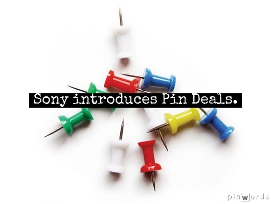 Pinterest Tips: Sony Introduces Pin Deals on Pinterest