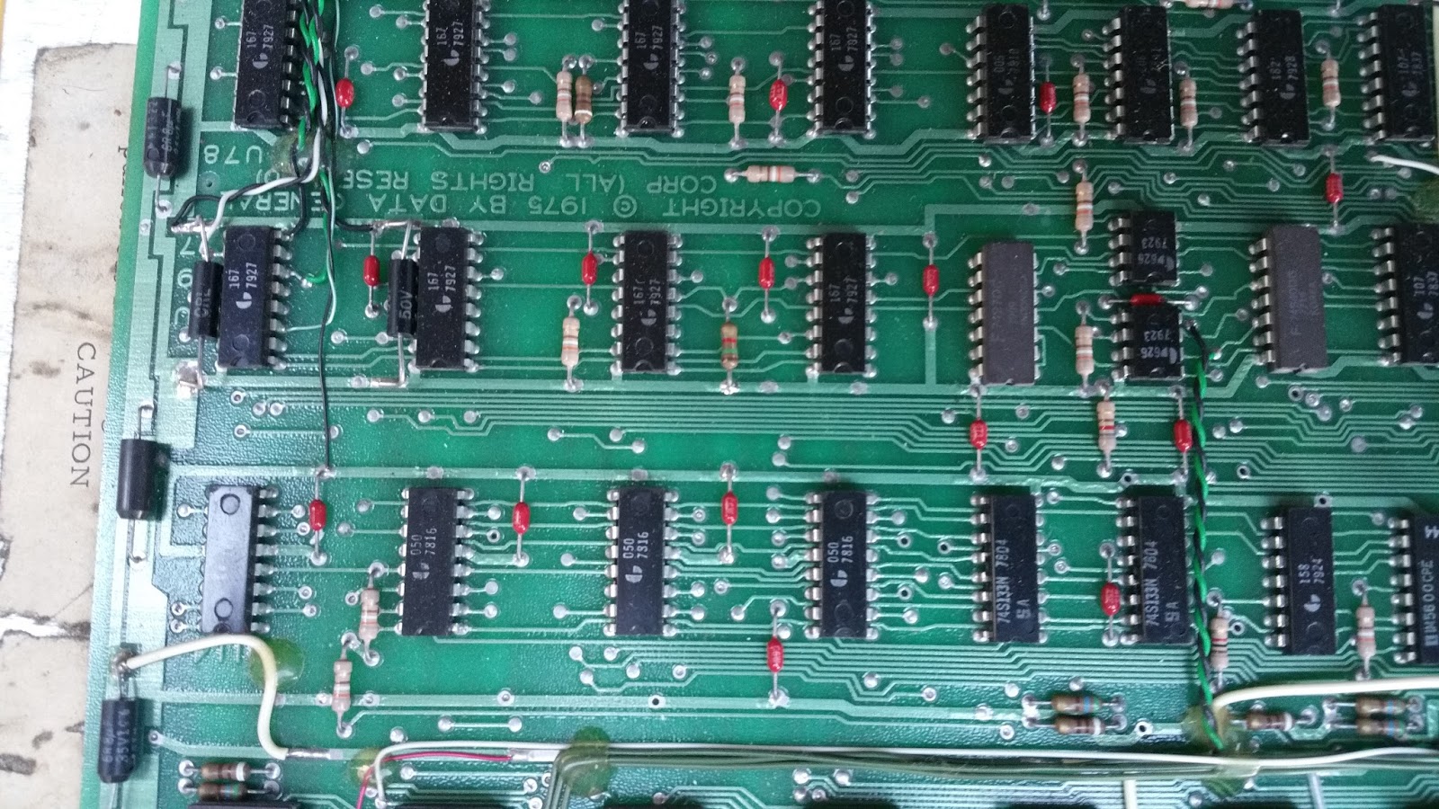 Jim's collections: Data General Nova 3 CPU board