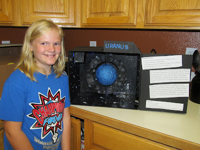 Couch Family: Taylor 1st big Science Project