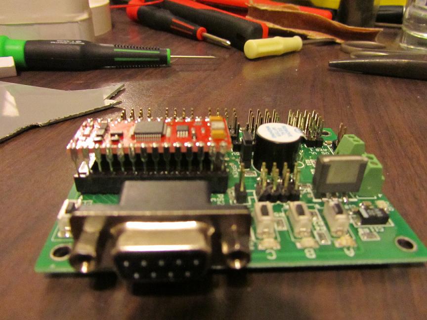 Zeus, a Marauder Class Hexapod: Bot Board II, Before and After pics