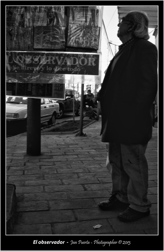 Imagenes y palabras by Jan Puerta: El observador