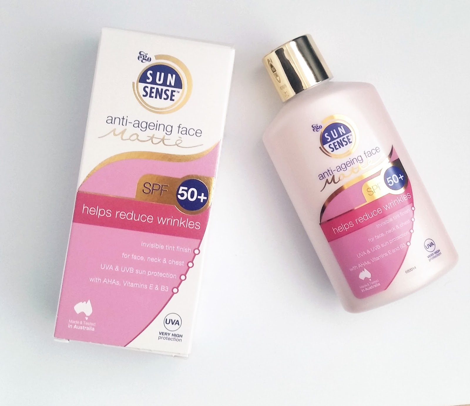 SunSense Anti-Ageing Face Matte SPF 50+.
