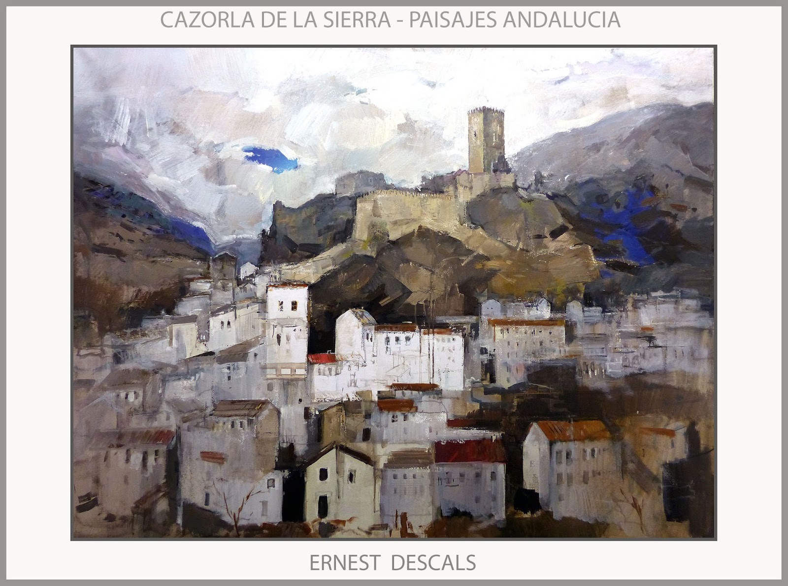 Ernest Descals.Artista Pintor: PINTURAS-PAISAJES-ARTE-PINTURA-BELCHITE ...