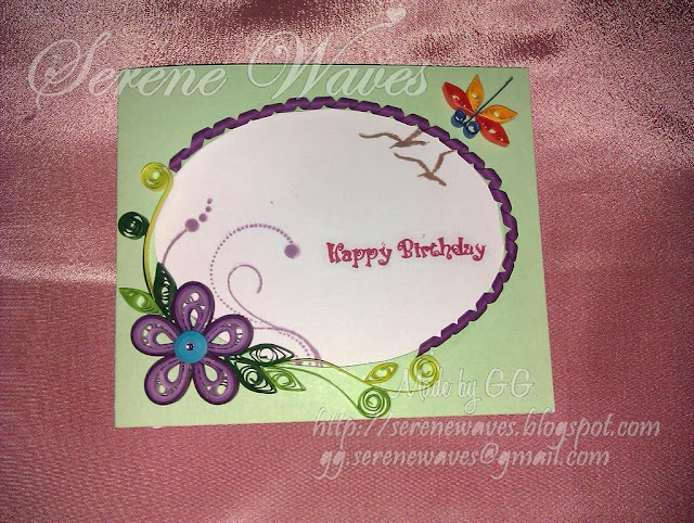 Serene Waves: Small Photo-Frame greeting cards