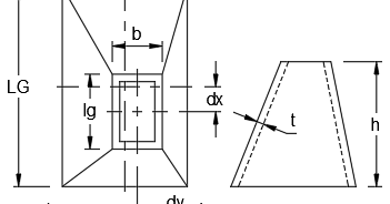 Plate and sheet development: Offset Transition - Rectangle to Rectangle ...