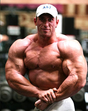 Strong Man: Super Muscular Man - Armin Scholz, German bodybuilder