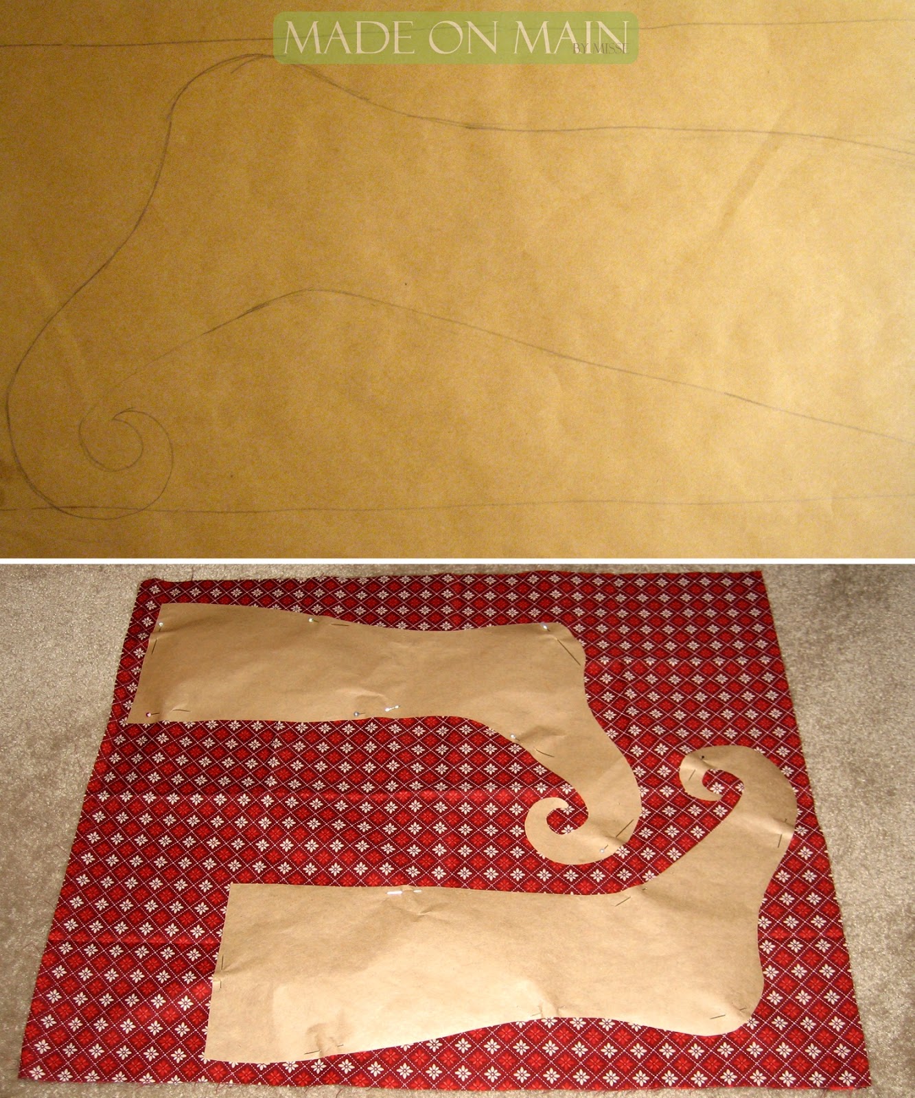 Made on Main: Sew Awesome | Elf-ish Stocking Part 1