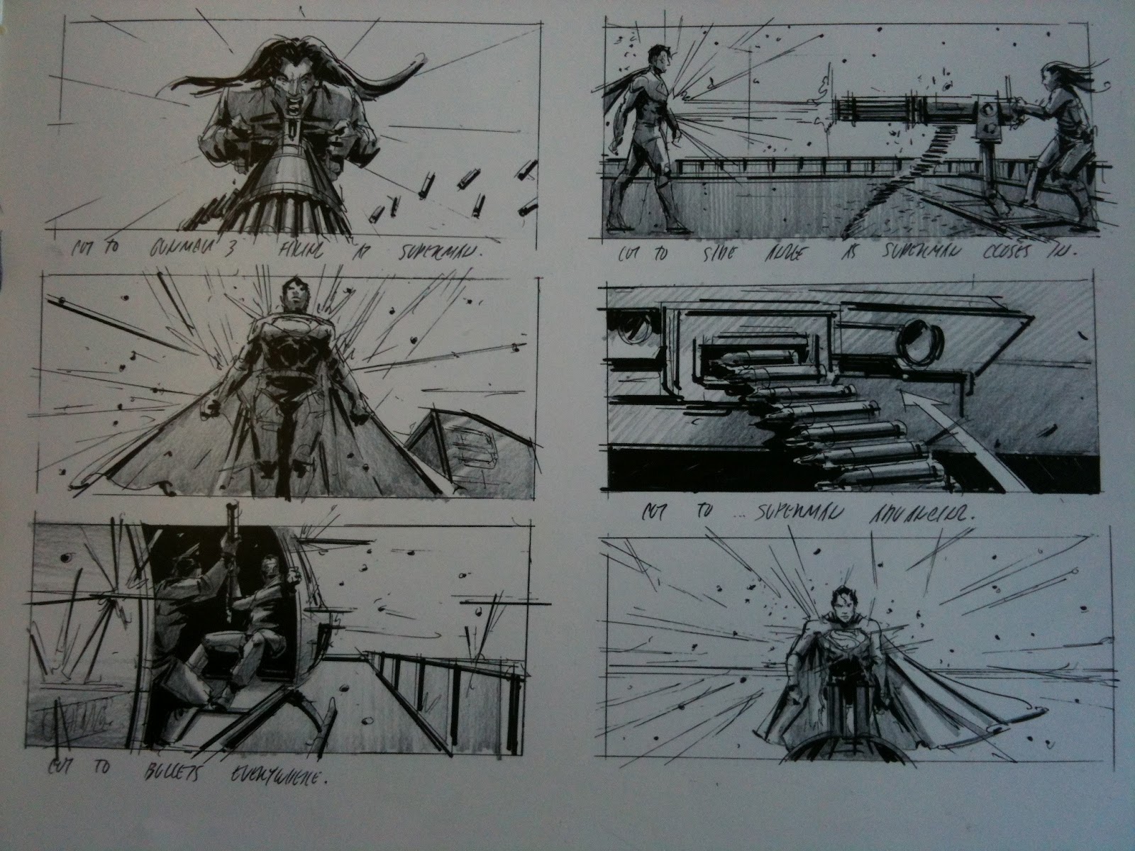 Jake Carpenter's CGAA Blog: Unit 4: Storyboard examples - Superman