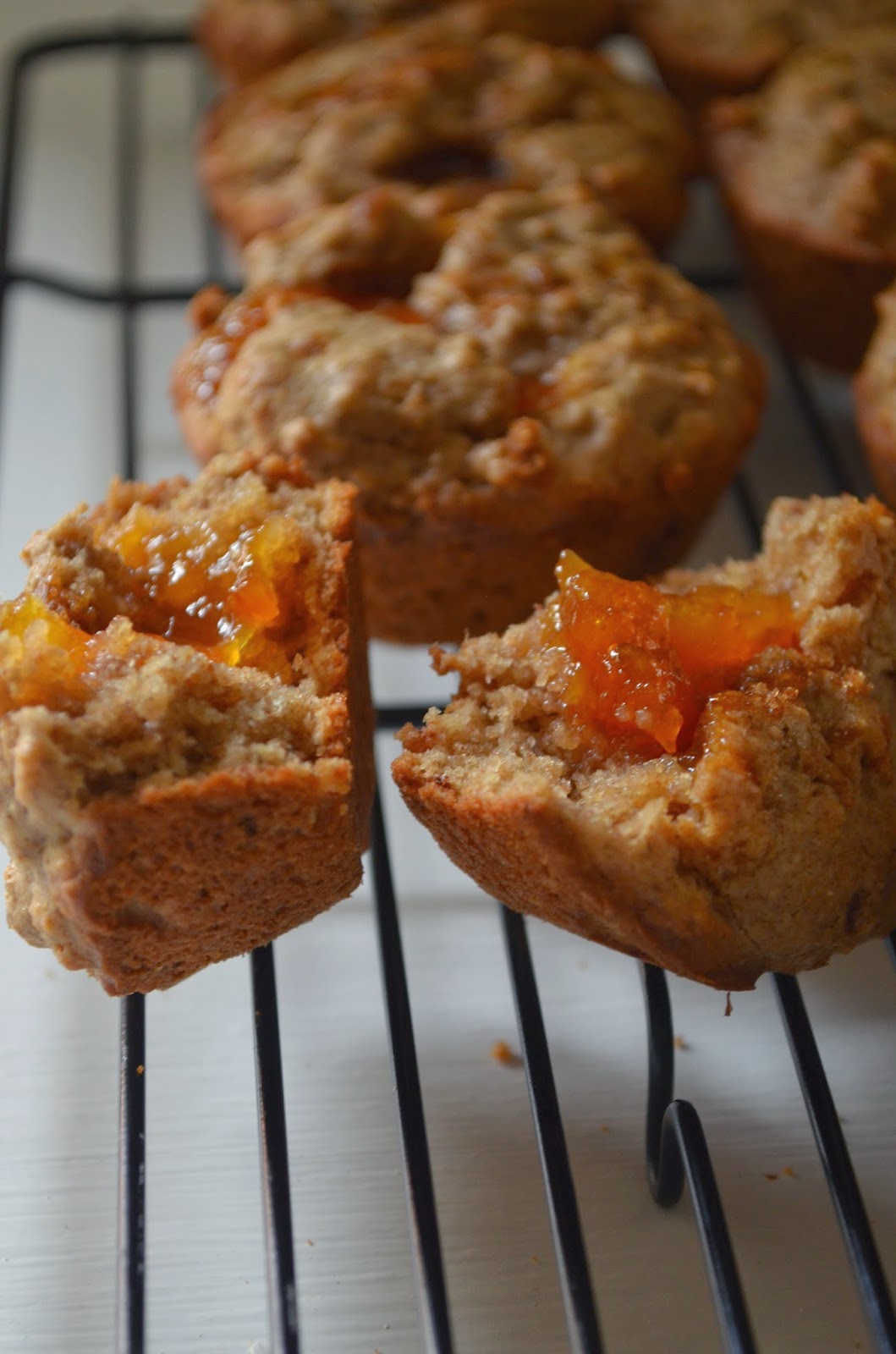 amour fou(d): fruit-filled scuffins.