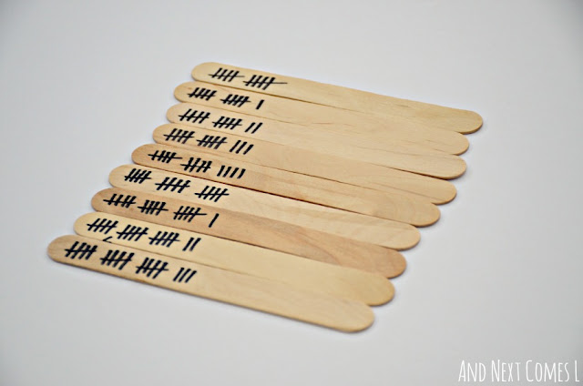 Fine Motor Tally Marks Activity & Busy Bag Idea for Kids | And Next ...