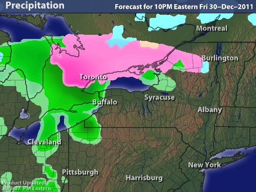 The Weather Centre: Icy Mix Possible This Evening in the Northeast