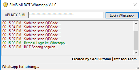 BOT Simsimi whatsapp gratis Ver.1.0 | Official shareit-id tutorial gratis